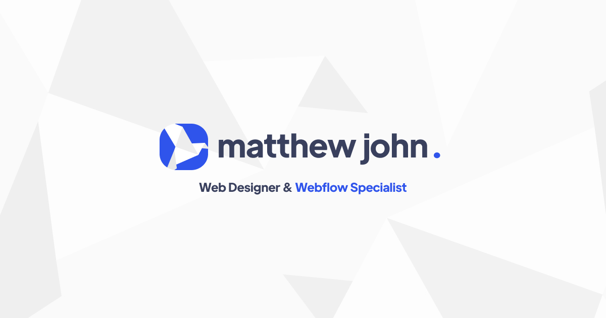 Matthew John Meredith | Web Designer & Webflow Specialist